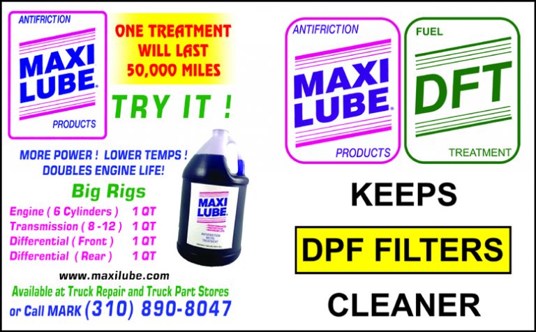 Maxi Lube - Antifriction Products - Truck Club Magazine